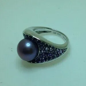 Honora Pearls | Jewelry | Honora Silver Purple Color Fresh Water Pearl ...